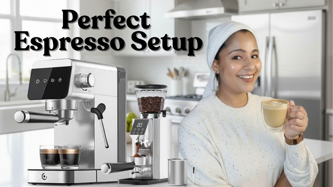 Turn Your Kitchen Into a Home Café | Amzchef Espresso Machine ...